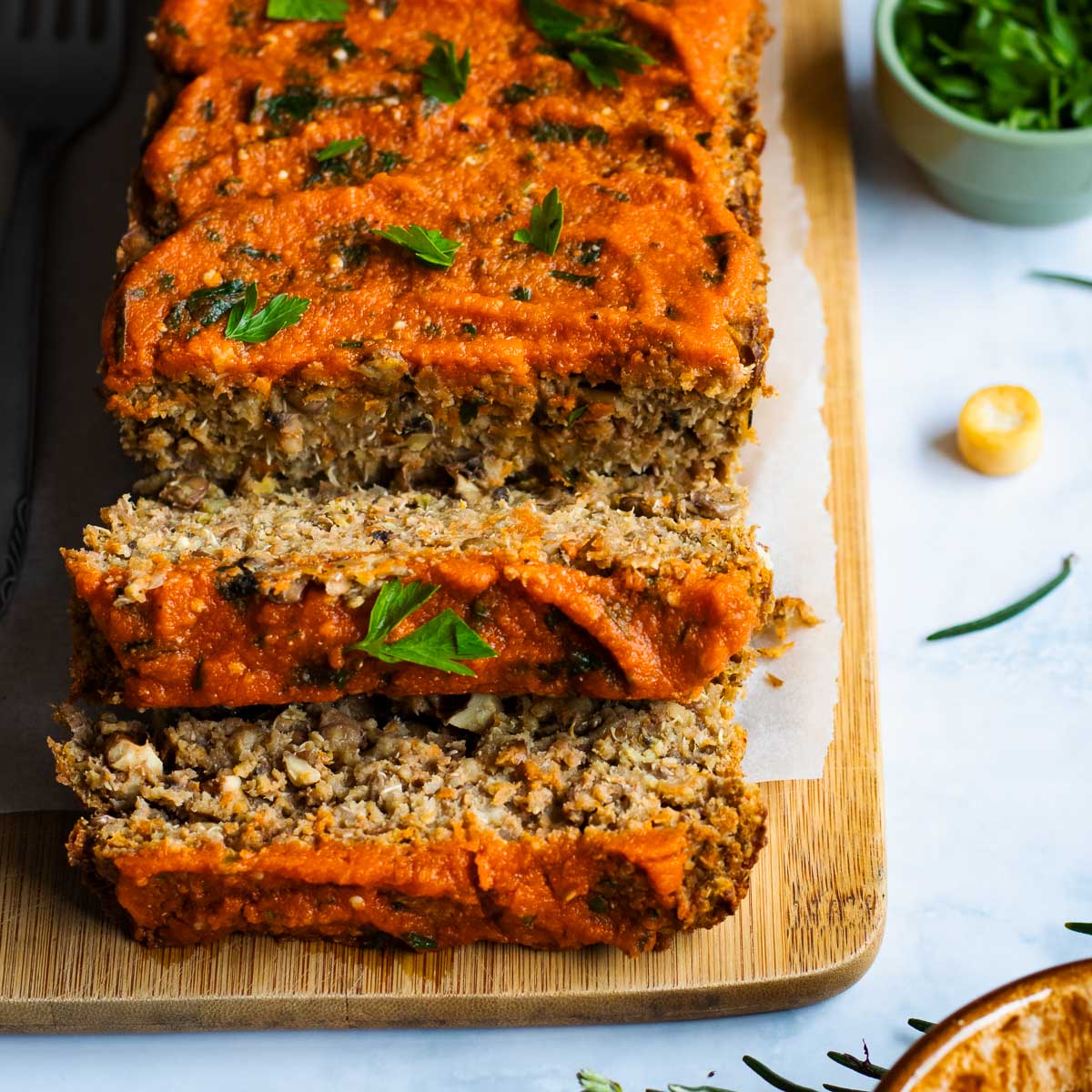 Vegan Lentil and Quinoa Loaf