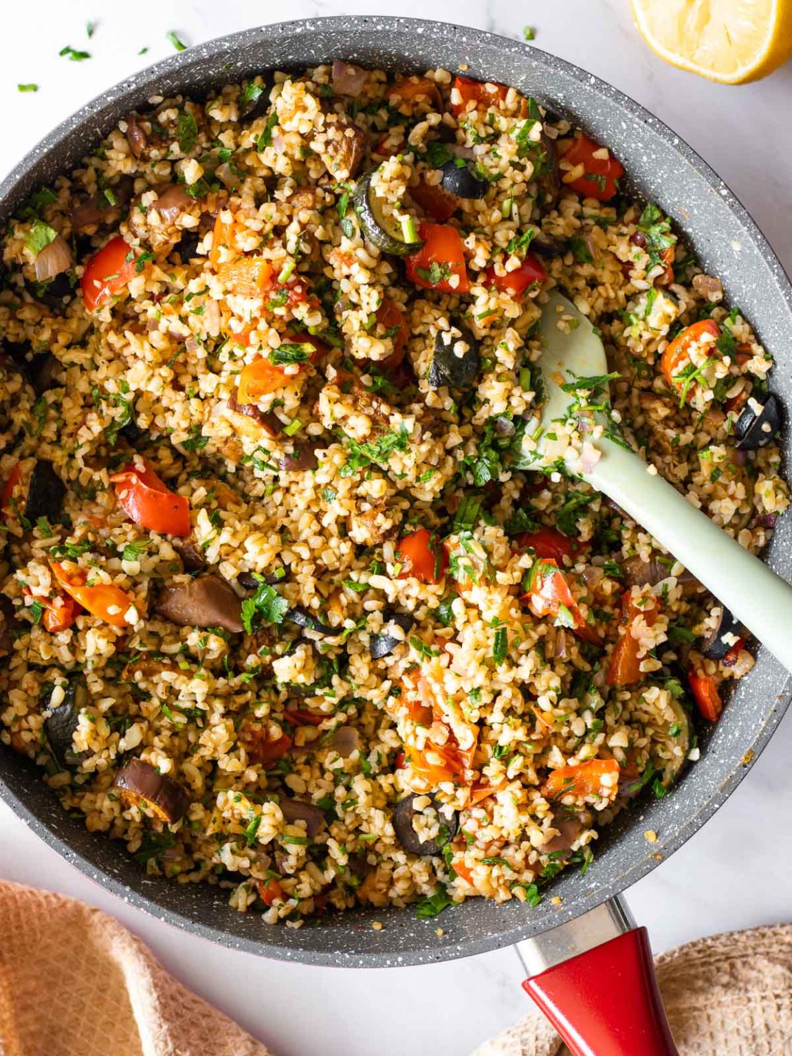 Really Good Bulgur Pilaf
